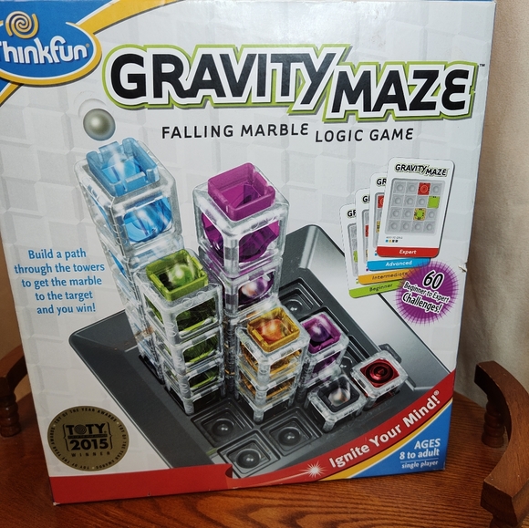 Toys | Thinkfun Gravity Maze Falling Marble Logic Brain Game | Poshmark